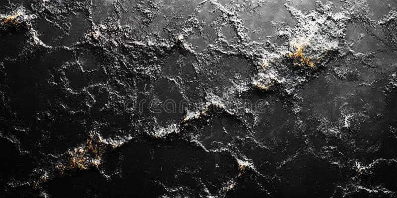 Exploring the Textures of a Rugged Black Surface with Intricate ...