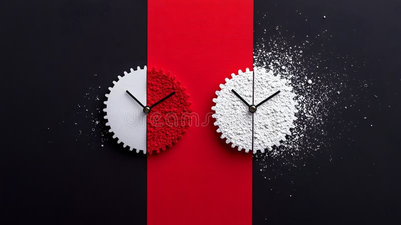Exploring Time: Interlocking Gears Create Striking Clock Designs in ...