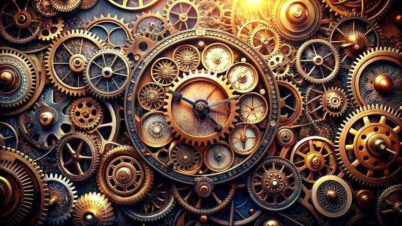 Exploring Time and Memory a Surreal Art Composition with Vintage ...