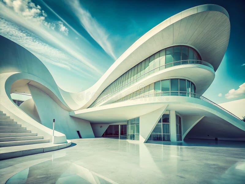 Exploring the Timeless Allure of Vintage Futuristic Architecture a ...