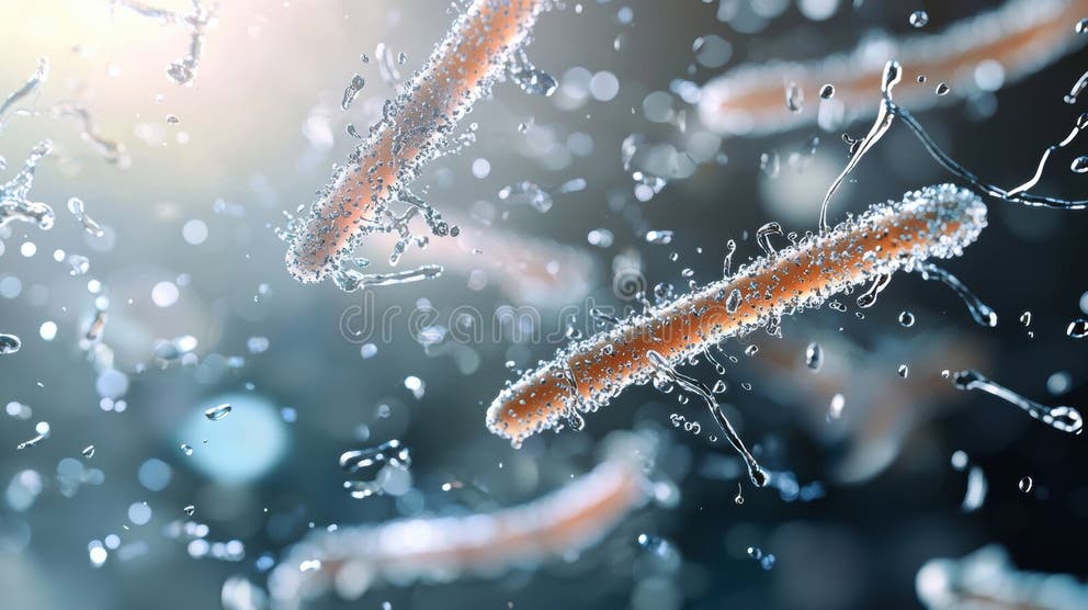 Exploring the Tiny and Colorful World of Orange Worms Microscopic Life ...