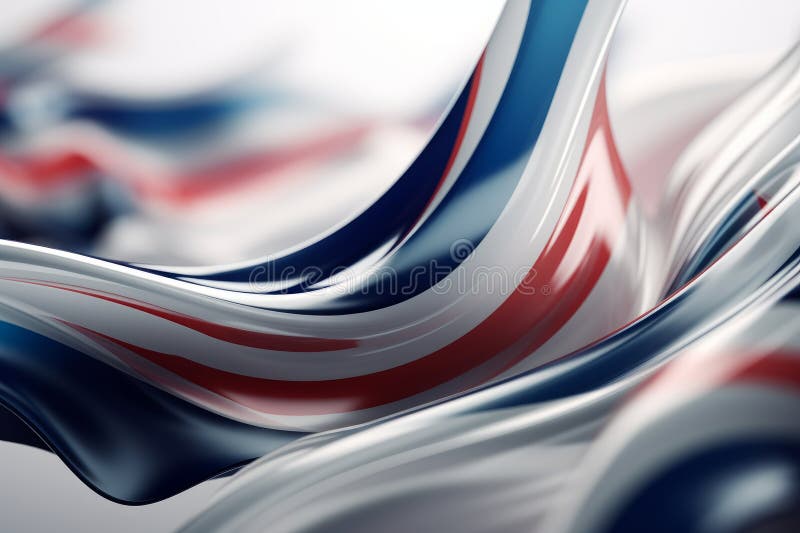 Twisted Waves: Modern UK Flag Design in 3D Render and Unreal Engine 5 ...