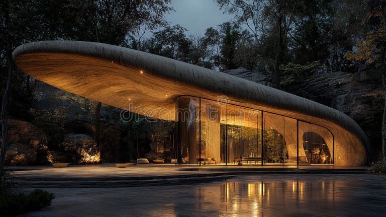 Exploring the Unique Design and Vision of a Large Curved Building in ...