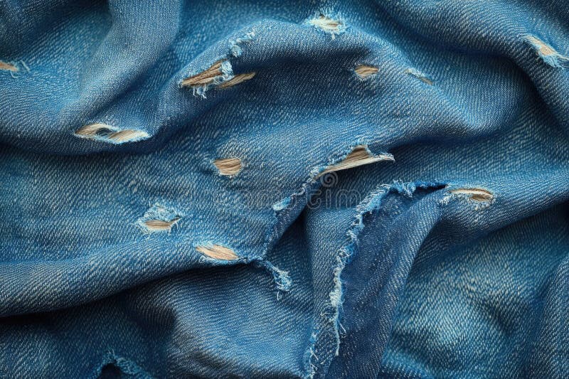 Exploring the Unique Texture of Ripped Denim Fabric in Garment Construc ...