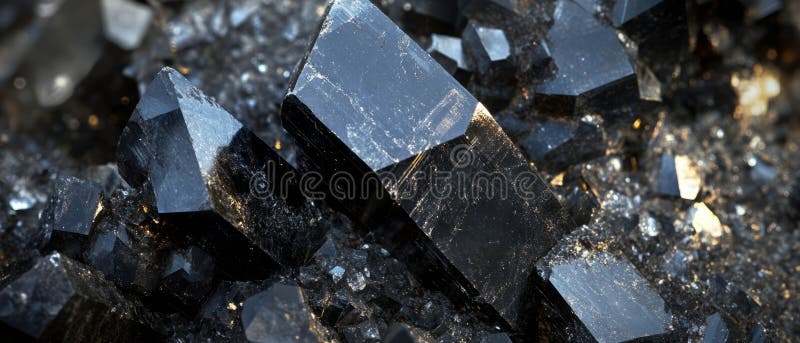 Exploring the Unique Texture and Sharp Edges of Obsidian in a Natural ...