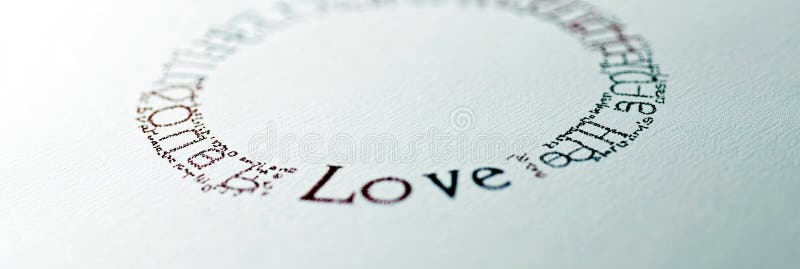 Exploring the Universal Concept of Love through Diverse Languages in a ...