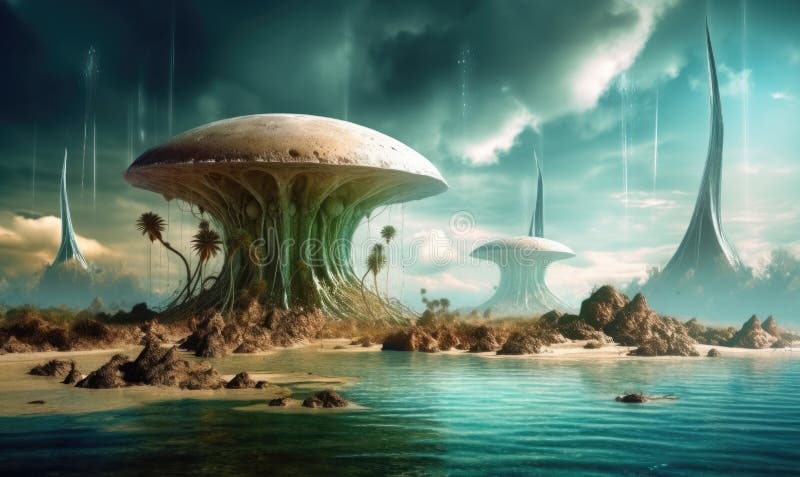 Exploring an Unknown Planet Discovering New Alien Life Forms Creating ...