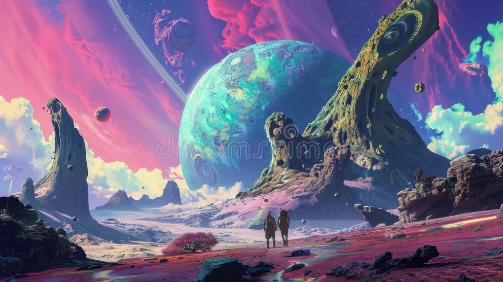 Exploring Unknown Planets Encountering Strange Creatures and Landscapes ...