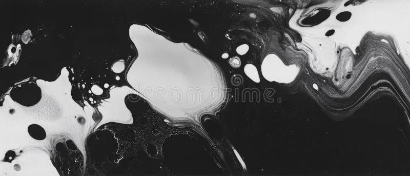 Exploring Varied Shapes and Textures of Ink Spills on a Black Surface ...