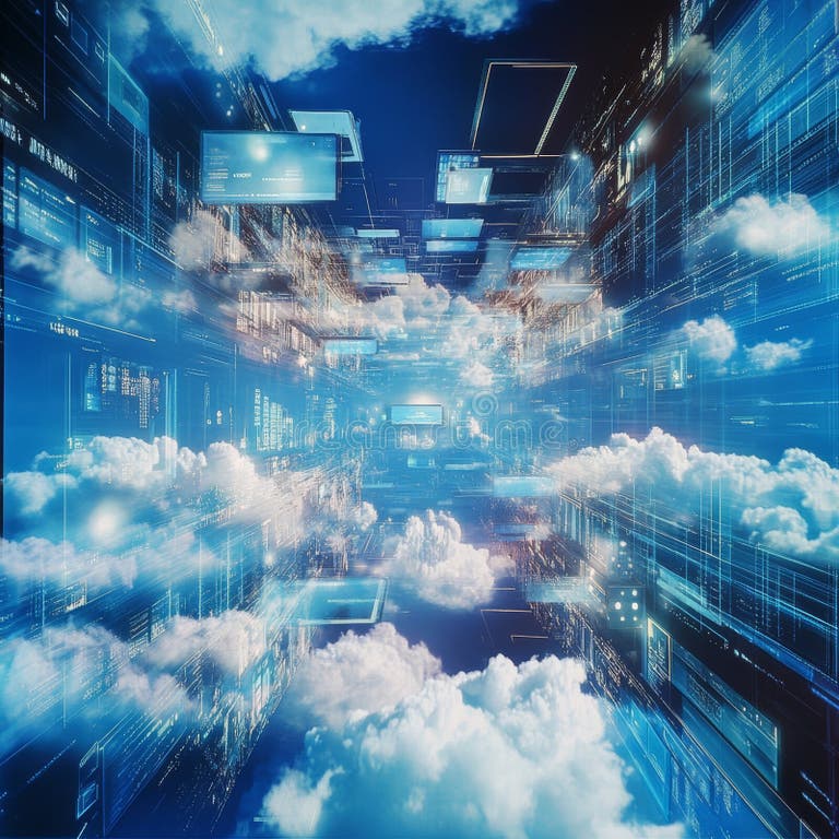 Exploring the Vast Digital Cloudscape: a Journey through Modern Data and Technology Stock ...