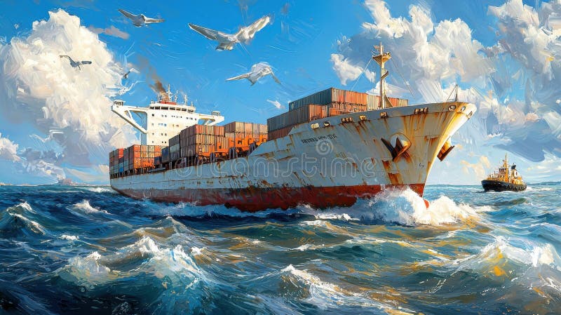 Exploring the Vast Sea of Logistics through a Large Ship Navigating the ...