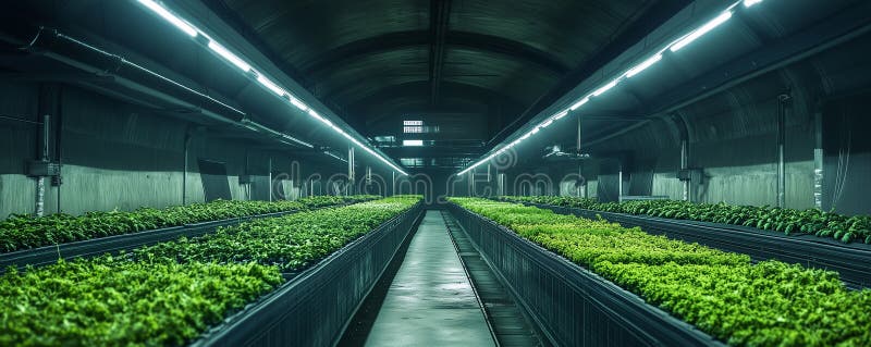 Exploring a Vast Underground Hydroponic Farm Utilizing Technology for ...