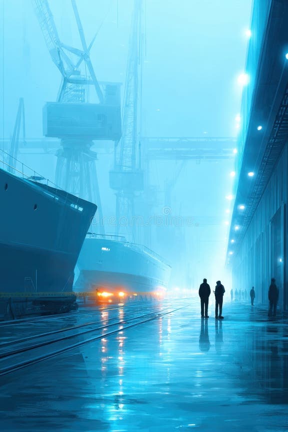 Exploring the Vibrant Atmosphere of Large Ship Production in a High ...