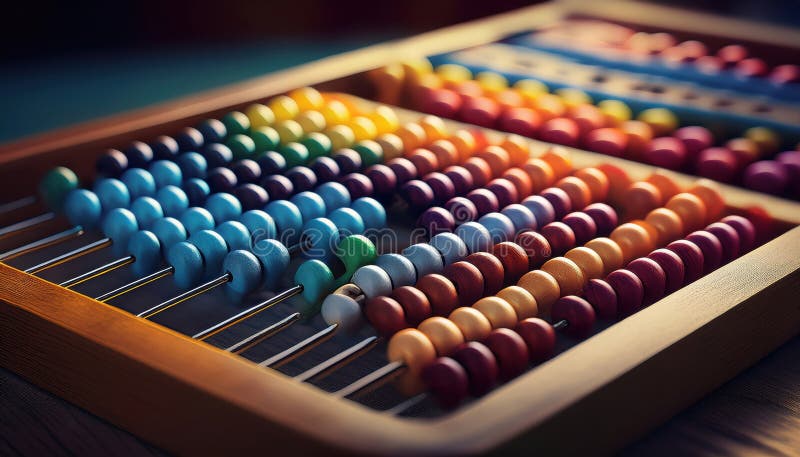 Exploring a Vibrant and Colorful Abacus Stock Photo - Image of vivid ...