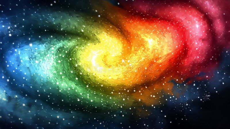 Exploring the Vibrant Colors of the Cosmos in a Captivating Galactic ...