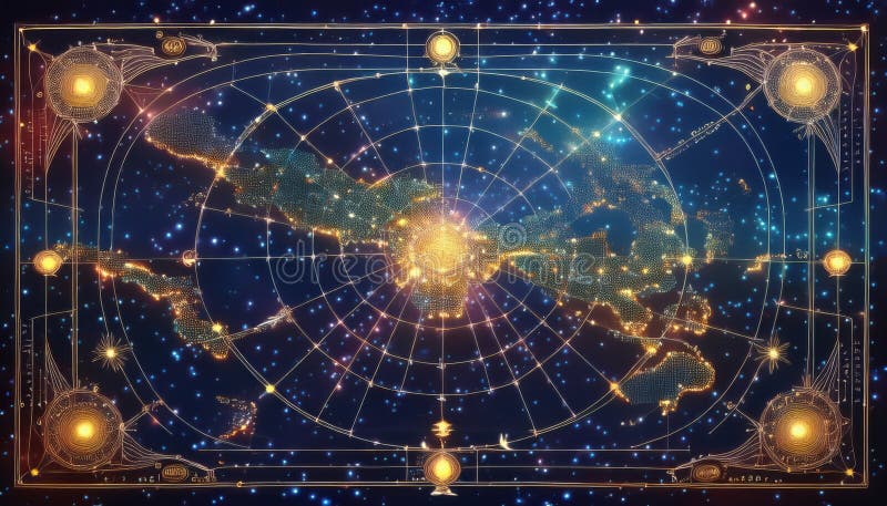 Exploring the Vibrant Cosmos through Intricate Stock Image - Image of ...