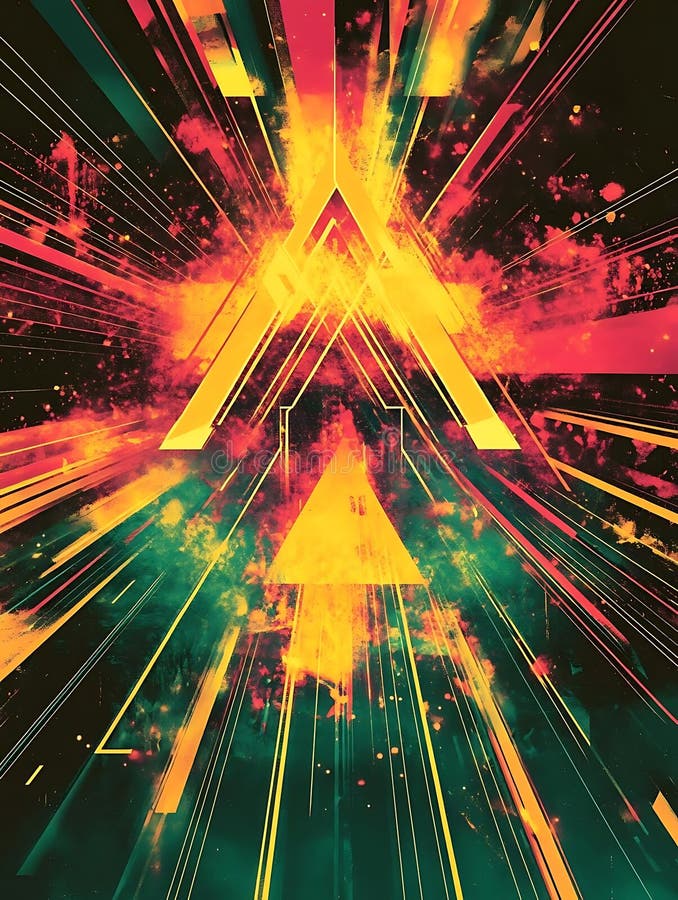 Exploring the Vibrant Fusion of Retro and Futuristic Elements in ...