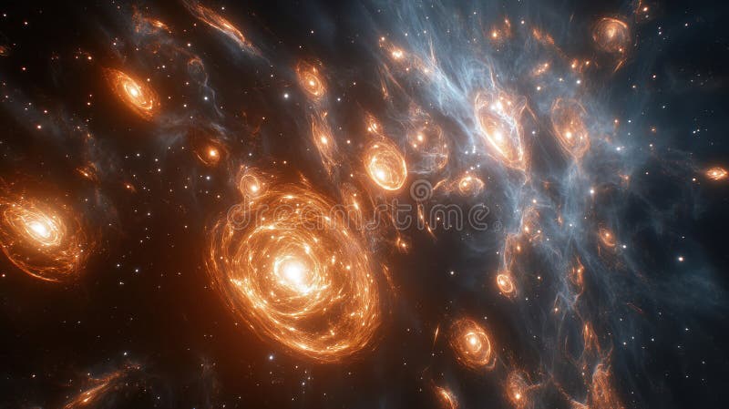 Exploring the Vibrant Galaxies and Cosmic Formations in Deep Space ...