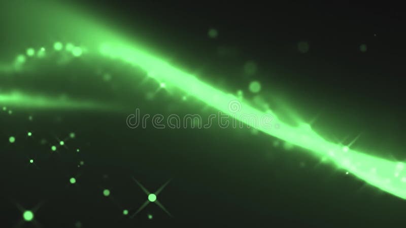 Exploring Vibrant Green Light Effects Illuminating a Dark Background ...