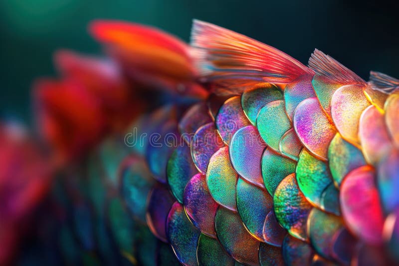 Exploring the Vibrant and Intricate Structures of Fish Scales at a ...