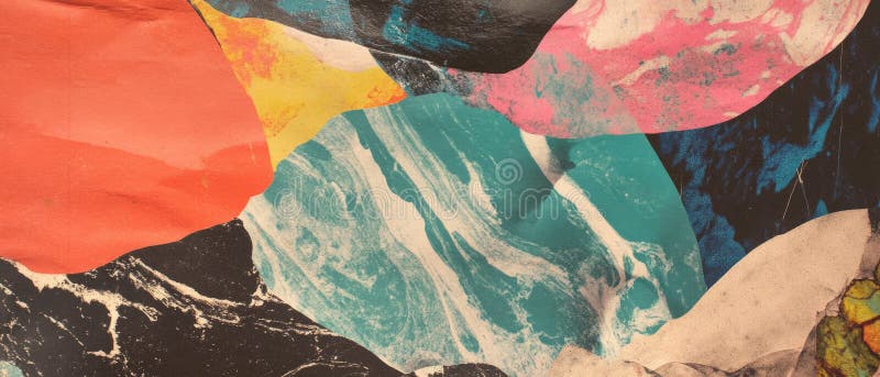 Exploring the Vibrant Textures of Multi-colored Ink Patterns in Unique ...