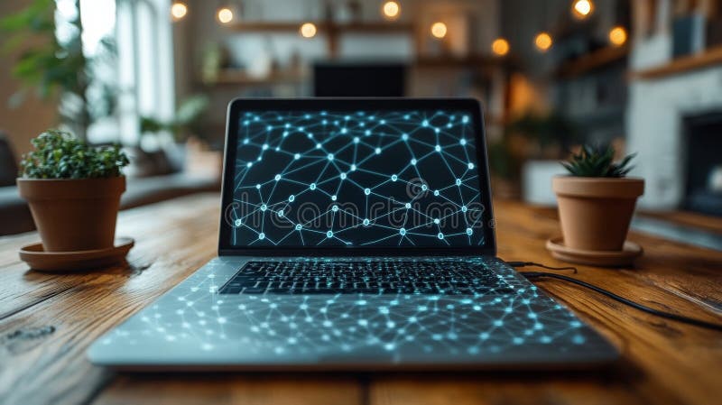 Exploring Virtual Networking Concepts on a Laptop in a Cozy Home ...