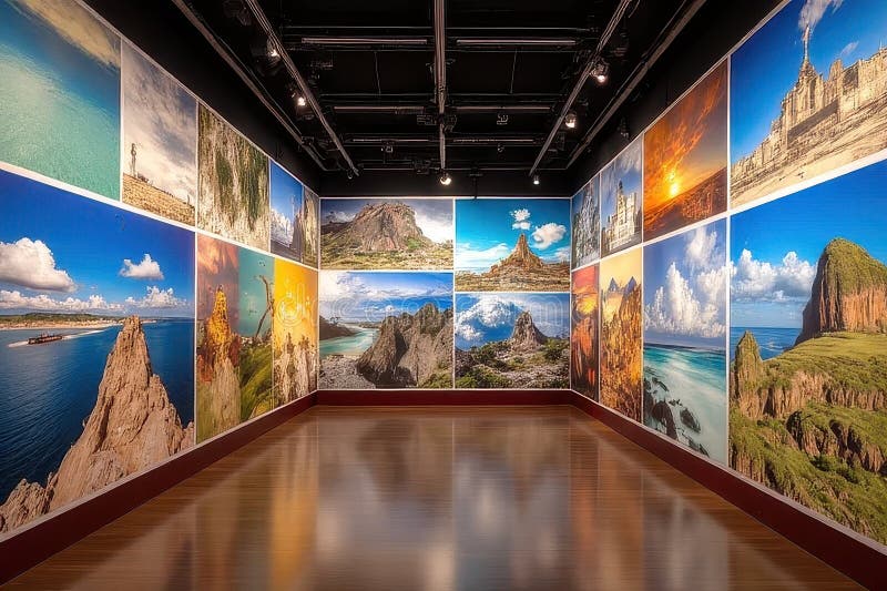 Discovering Vibrant Paths within a Multifaceted Photo Collection Stock ...