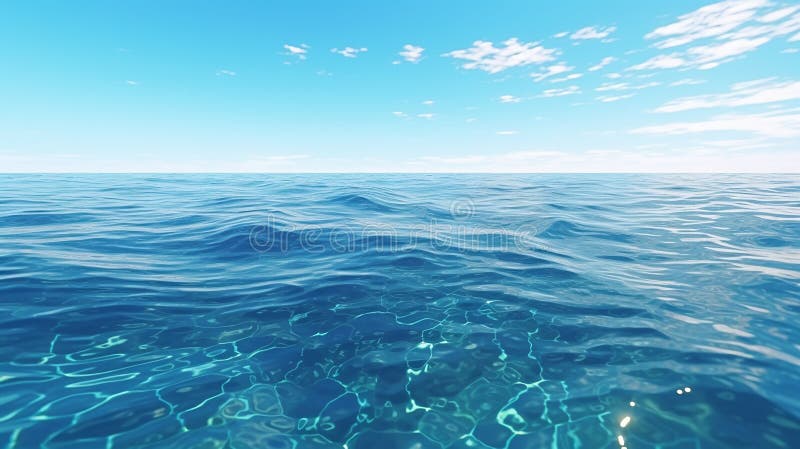 Exploring Water, Ocean, Clouds, and Waves in Visual Art Stock ...