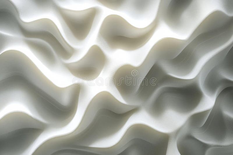 Exploring White Wave Abstract Texture, a Study in Undulating Forms ...