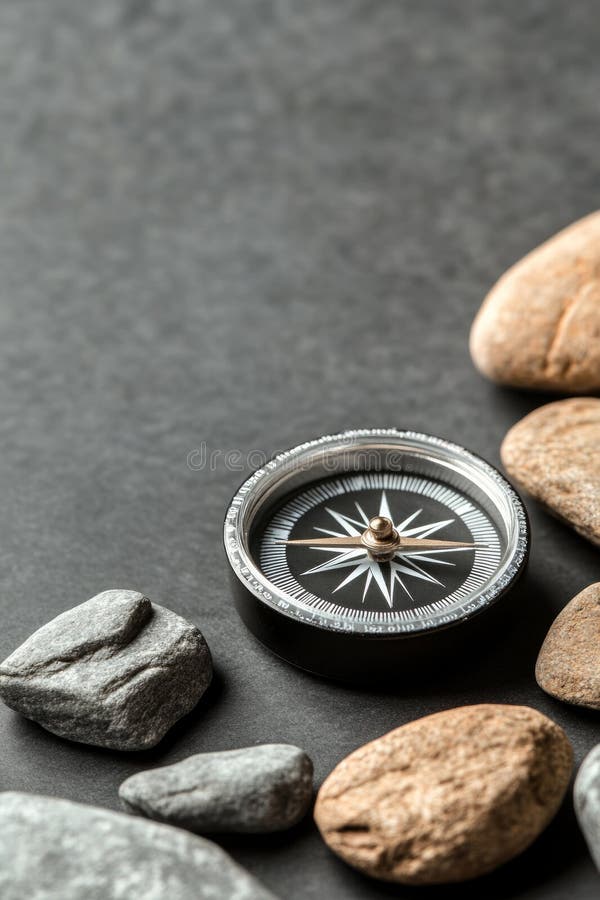 Exploring the Wilderness with a Compass among Stones for Adventure ...