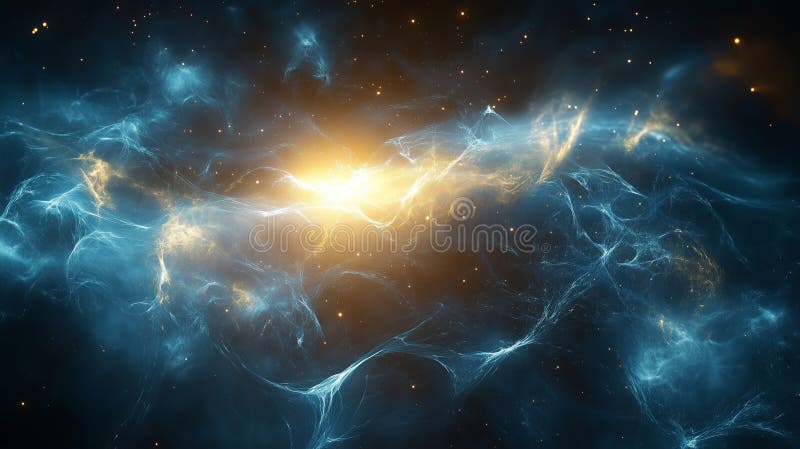 Exploring the Wonders of the Cosmic Light and Nebulae Stock ...