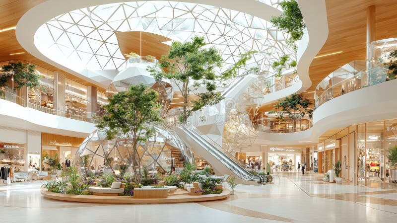 Exploring the Wonders of a Spacious Atrium Featuring a Central Tree: an ...