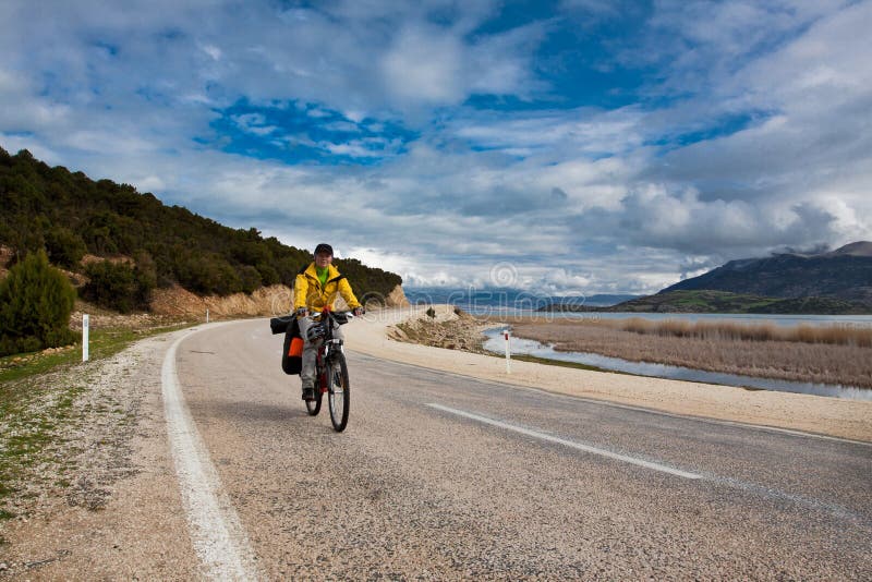 Exploring the World by Bicycle. Stock Image - Image of lifestyle ...