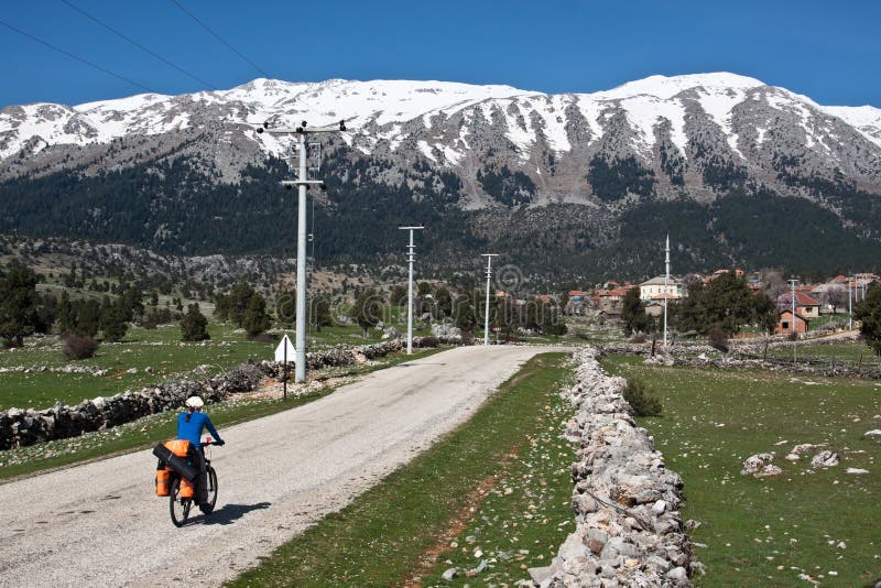 Exploring the World by Bicycle. Stock Photo - Image of people, holiday ...
