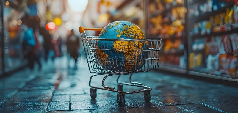 Exploring the World of E-commerce a Unique Shopping Experience Stock ...