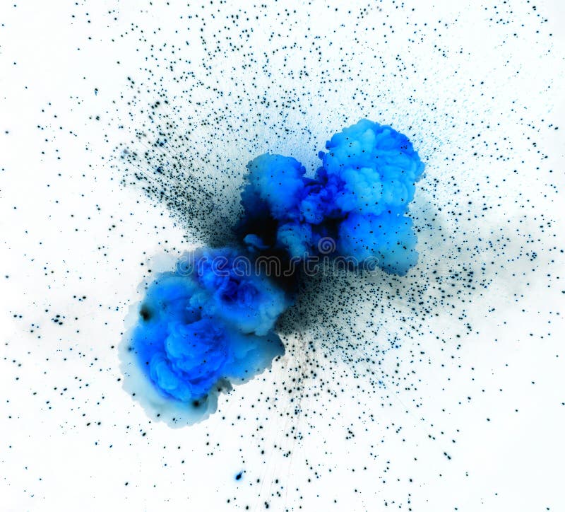 Extracto Azul, Rojo Y Blanco Del Humo Foto de archivo - Imagen de ...