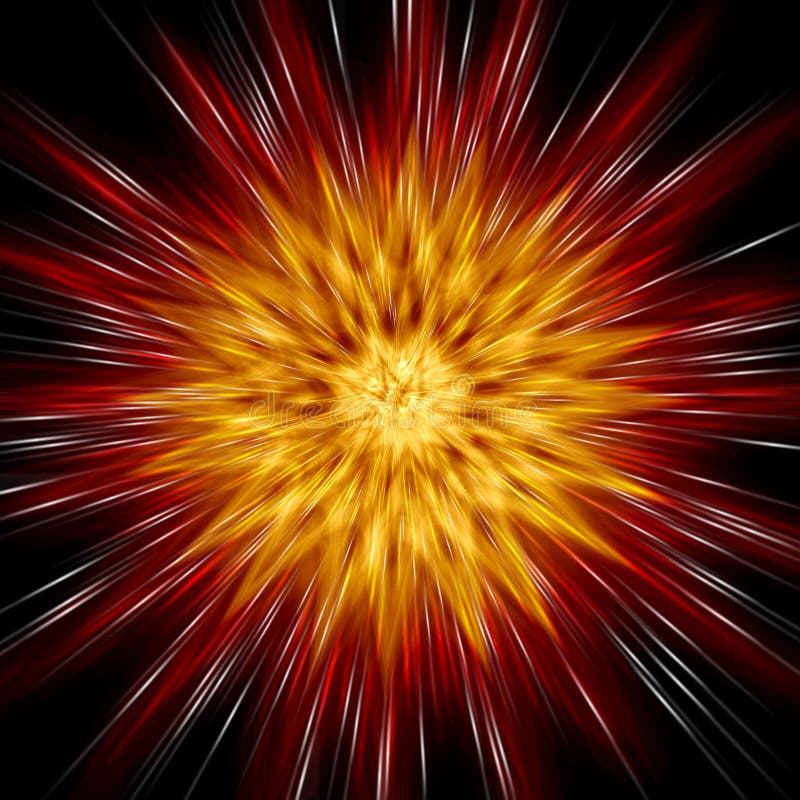 Explosión de la estrella stock de ilustración. Ilustración de cosmos ...