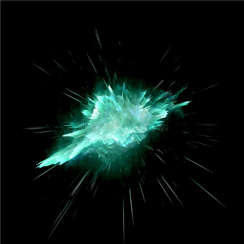Explosión Verde Abstract-01 Ilustración del Vector - Ilustración de ...