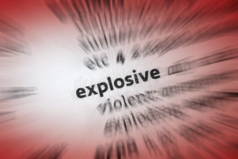 Explosief stock afbeelding. Image of wapen, ontvlambaar - 34436967