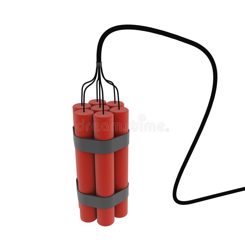 Explosief stock illustratie. Illustration of explosief - 4805668