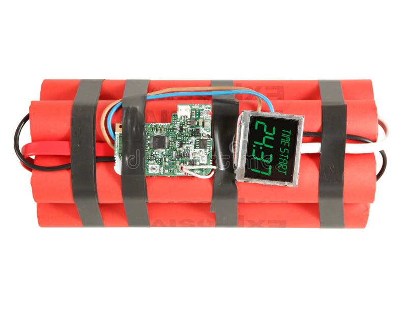 Explosief - echte foto stock afbeelding. Image of aftelprocedure - 10339979