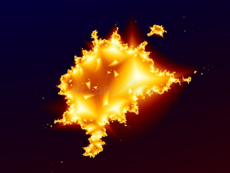 Bright Explosion Flash on a Black Backgrounds. Fire Burst Stock ...