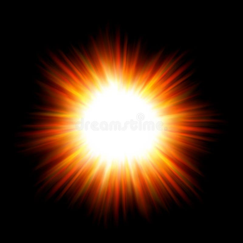 Explosion of Light Towards Heaven, Sun. Religion Stock Image - Image of ...