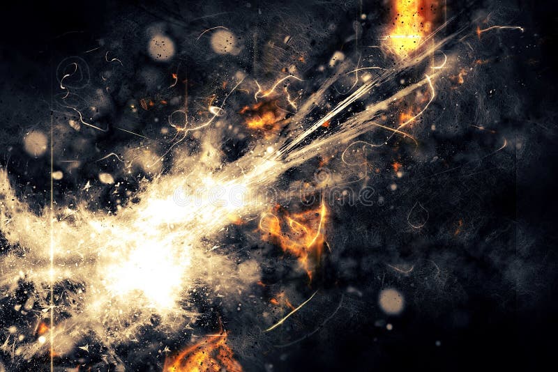 Explosion abstraction. stock illustration. Illustration of backdrop ...