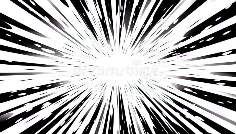 An Explosion in Anime Style. Stock Illustration - Illustration of ...