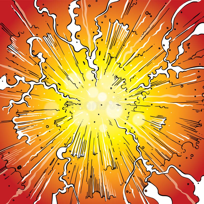 Explosion Background stock vector. Illustration of open - 26052462