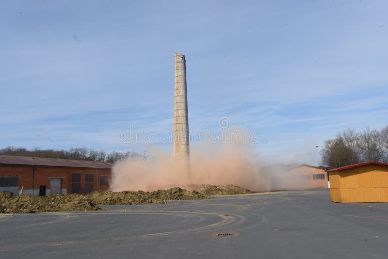 Explosion and Blasting in Construction Stock Photo - Image of rebuild ...