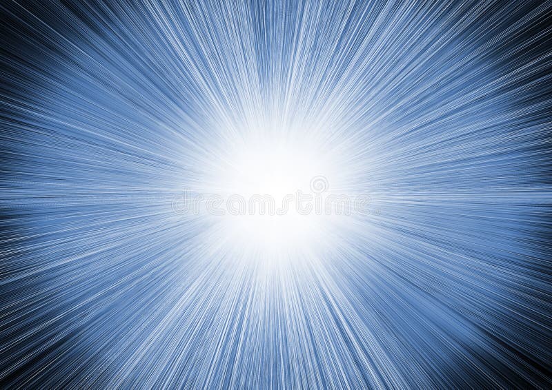 Abstract Burst Background Blue Light Color Stock Illustration ...