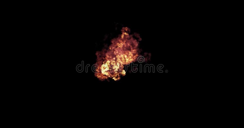 Explosion of Bomb or Meteorite on a Chromakey Green Background - Demo ...