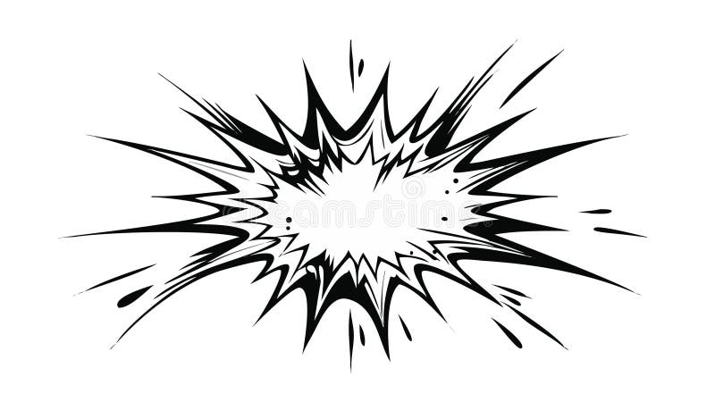 Explosion Burst Boom Impact Graphic, Vector Design Generative AI Stock ...